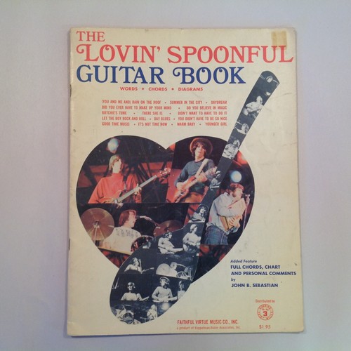 Vintage 1967 Paperback The Lovin' Spoonful Guitar Book Words Chords ...