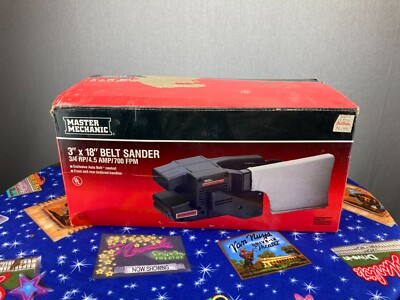 Working 120V True Value Master Mechanic 3 x 18 Belt Sander 3/4 HP Model ...