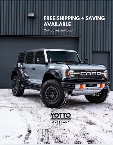 StingFord Ford Bronco Raptor Rear Door Glass Body Graphics White/Grey ...