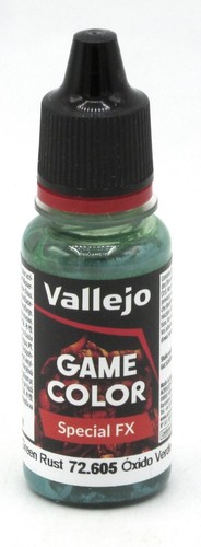 Vallejo 72.605 Green Rust [18ml] (Game Color Special FX) Acrylic Paint ...