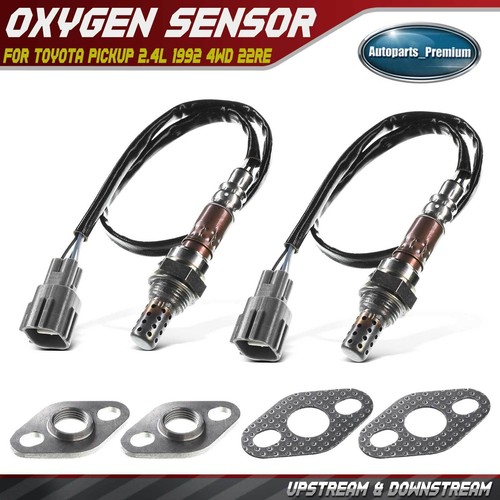 2x O2 Oxygen Sensors for Toyota Pickup 2.4L 1992 4WD 22RE Upstream ...