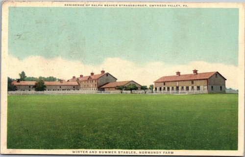Ralph Beaver Strassburger Stables Gwynedd PA Vintage White Border ...