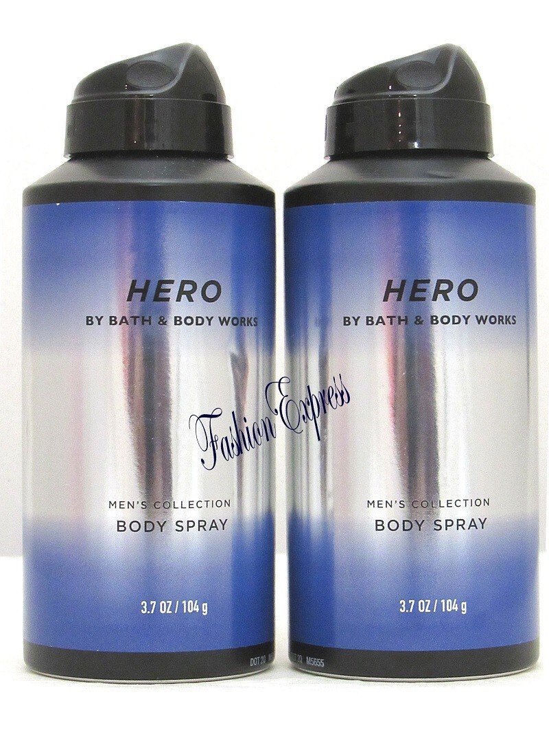 BATH & BODY WORKS HERO MEN'S BODY SPRAY 3.7 OZ (SET OF 2 PCS) | eBay
