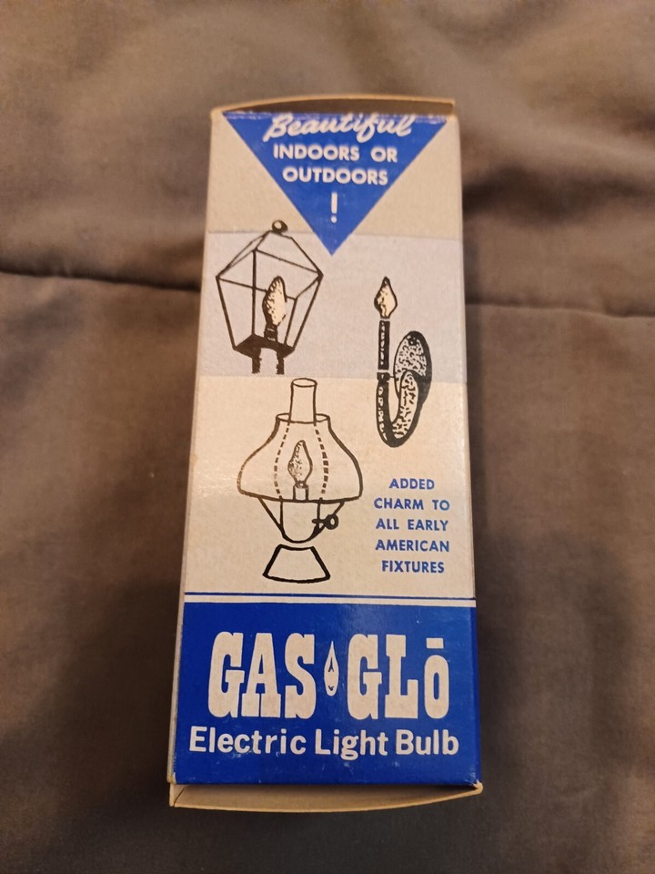 Kyp-Go vintage Gas-Glo Balafire flicker bulb (E26 flame, blue) | eBay