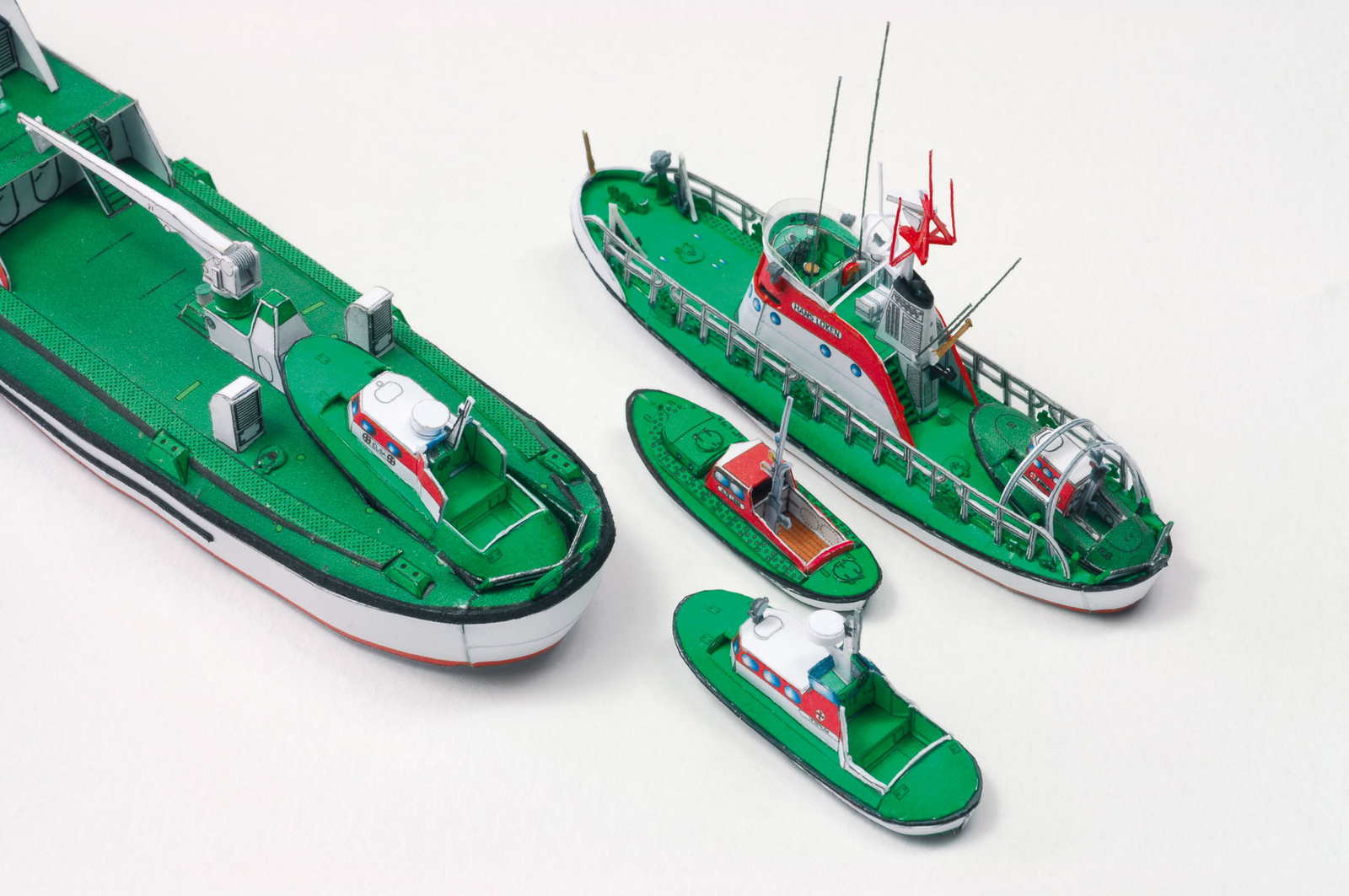 Kartonmodell Seenotrettungskreuzer John T. Essberger, Georg Breusing ...