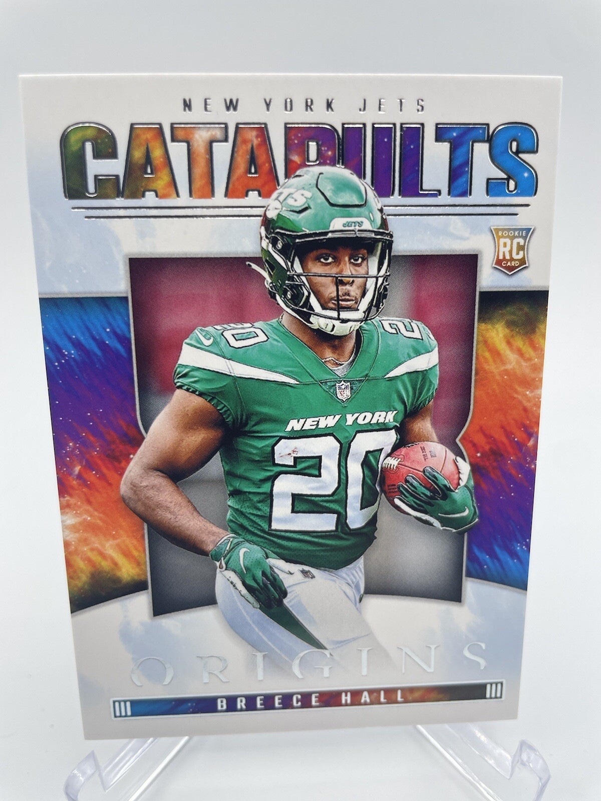 2022 Panini Origins Breece Hall Rookie RC Catapults #CAT-29 New York ...