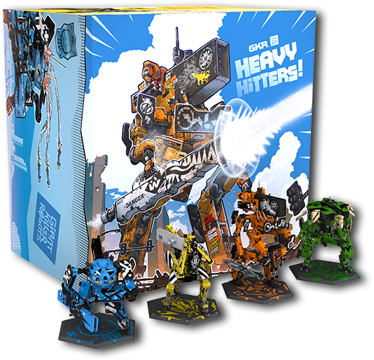 GKR Heavy Hitters Giant Killer Robots 025388 Weta Cryptozoic Core Board ...