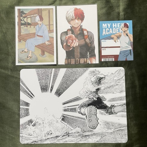 My Hero Academia Todoroki Illustration Card Famous Scene Strongest Jump ...