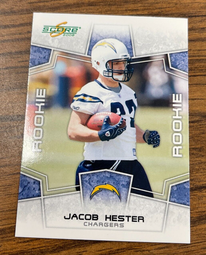 2008 Donruss Card # 382 Jacob Hester Rookie - San Diego Chargers | eBay