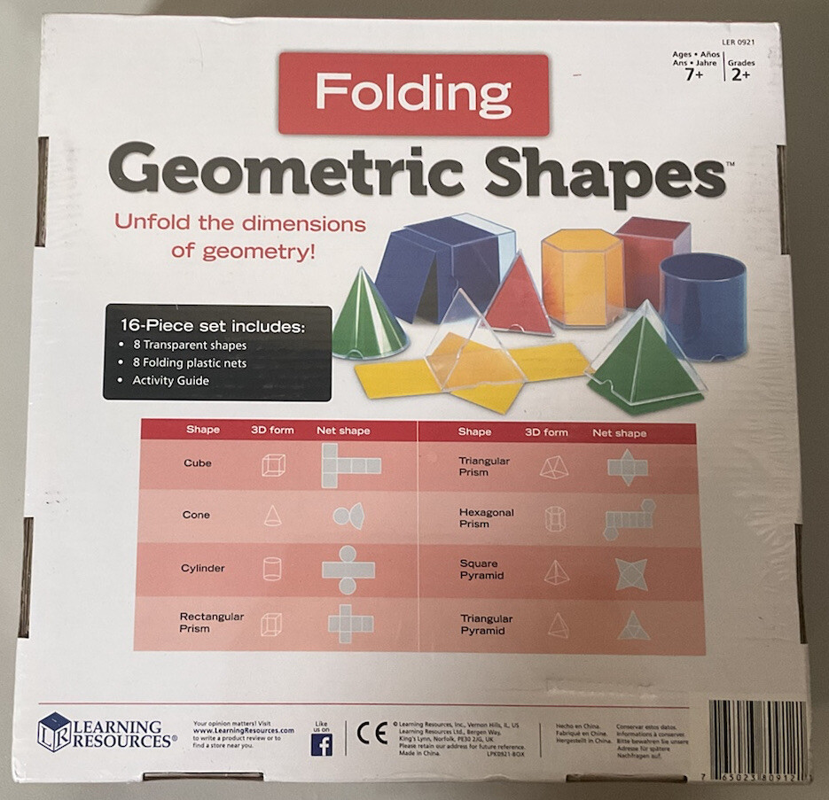 Learning Resources Folding Geometric Shapes | eBay