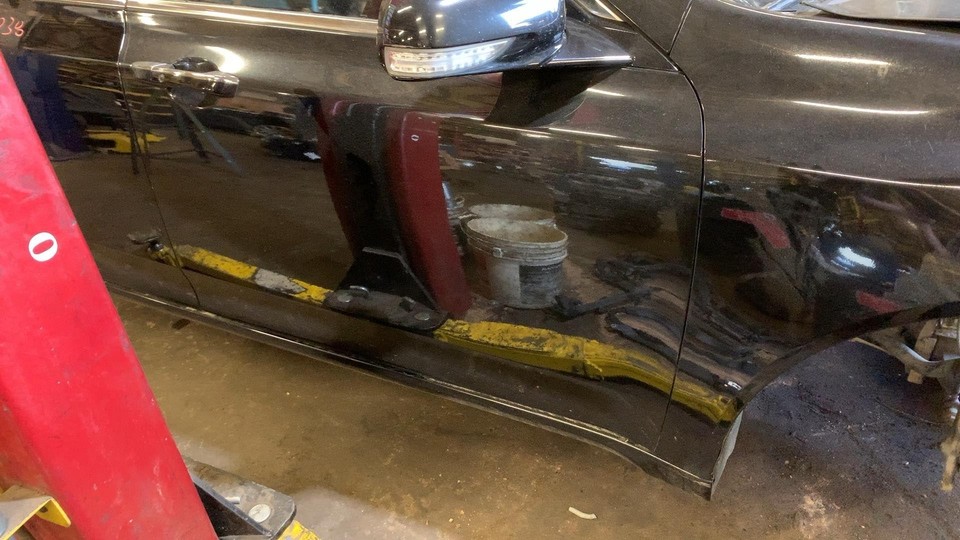 Acura TL 4dr RH Passenger Black Door Paint Code NH731P 2009 2010 2011 ...