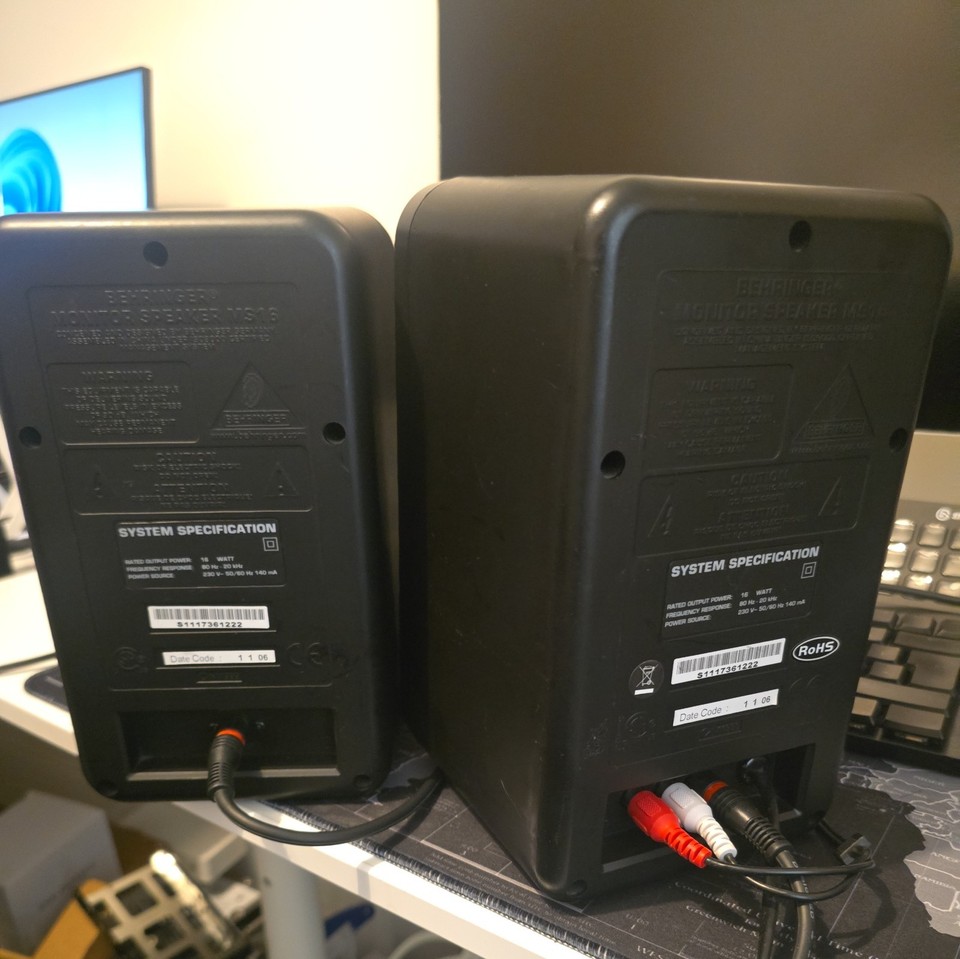 Behringer MS16 Active Monitor Speakers | eBay UK