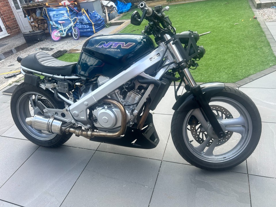honda ntv 650 street fighter/cafe racer | eBay UK