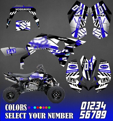 Suzuki LTR 450 ATV stickers decals graphics kit 2006-2012 | eBay