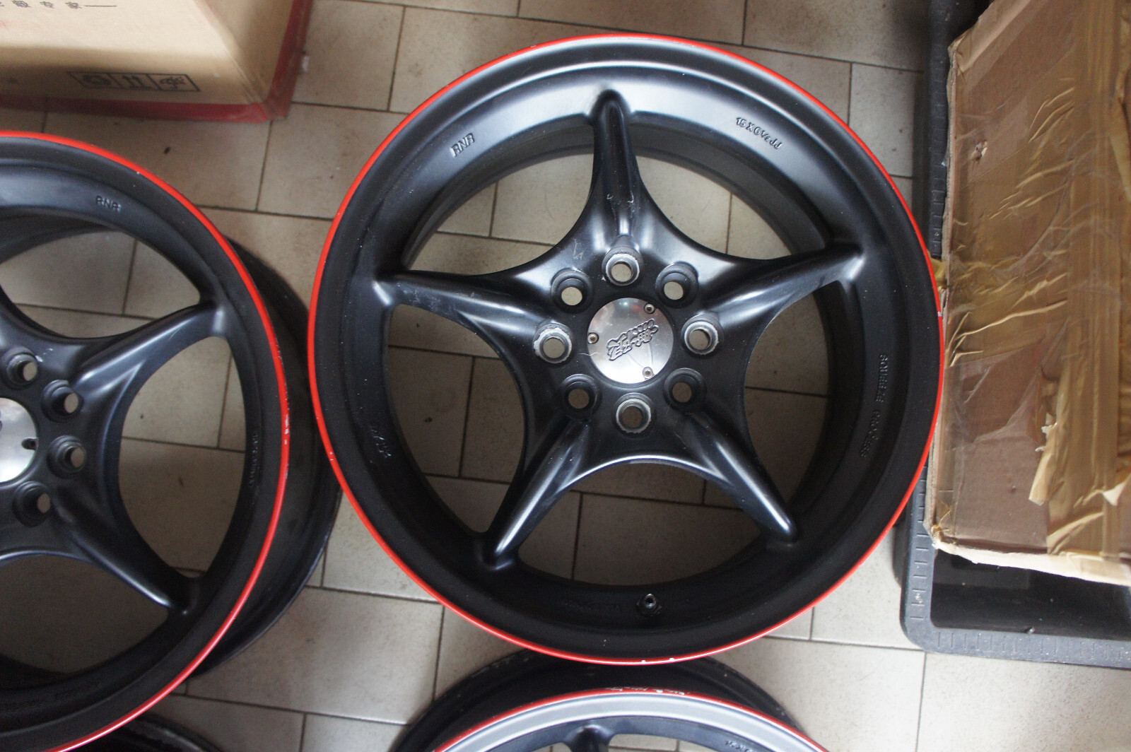 JDM 15" ORIGINAL Mugen RNR rims wheels for honda civic crx ef8 ek4 eg6 ...