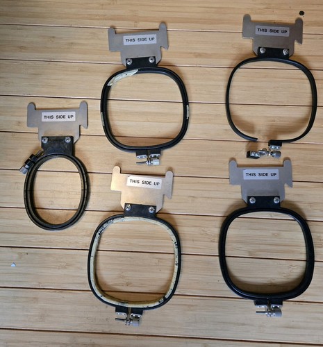 Melco Embroidery Hoops 5 Pcs. SOLD AS A LOT | eBay