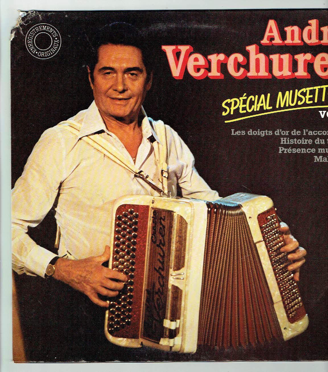 33 RPM André Verchuren Vinyl Record LP 12 " Special Musette Vol. 3 MFP ...
