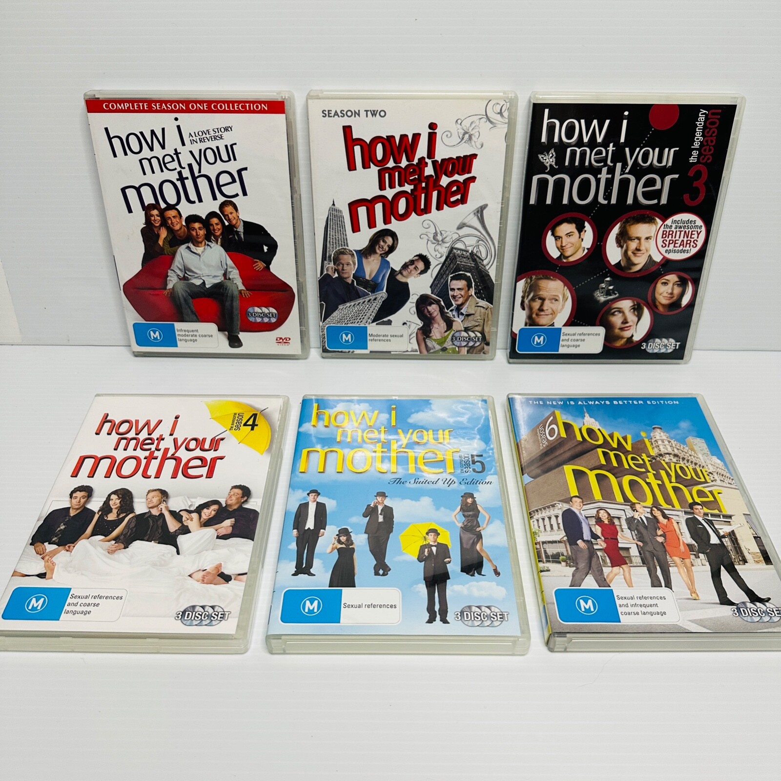 How I Met Your Mother DVD Season 1 To 6 Bundle Lot 18 Discs TV Sitcom ...