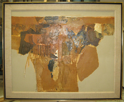 James Grabowski '80s Abstract Mixed Media Collage Listed Connecticut ...