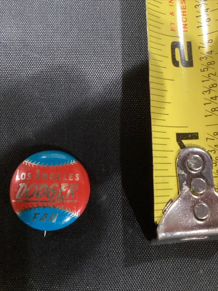 1964 Los Angeles LA Dodgers Crane Potato Chips Dodger Fan Baseball Pin ...