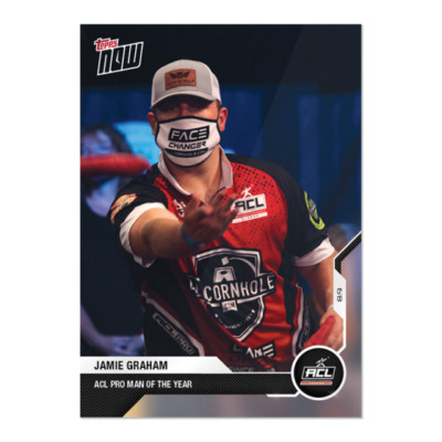 Jamie Graham #6 rookie card RC - Cornhole ACL 2020 TOPPS NOW (123 made ...