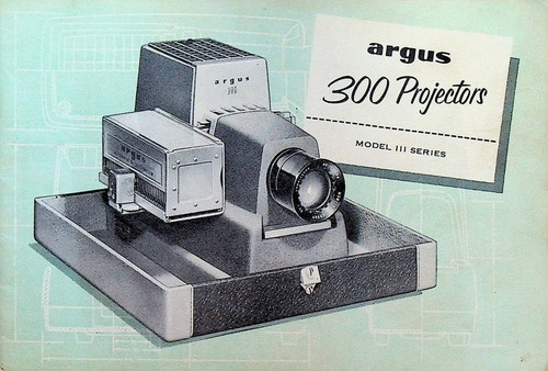 Argus 300 Projectors Model III Series Instruction Manual | eBay
