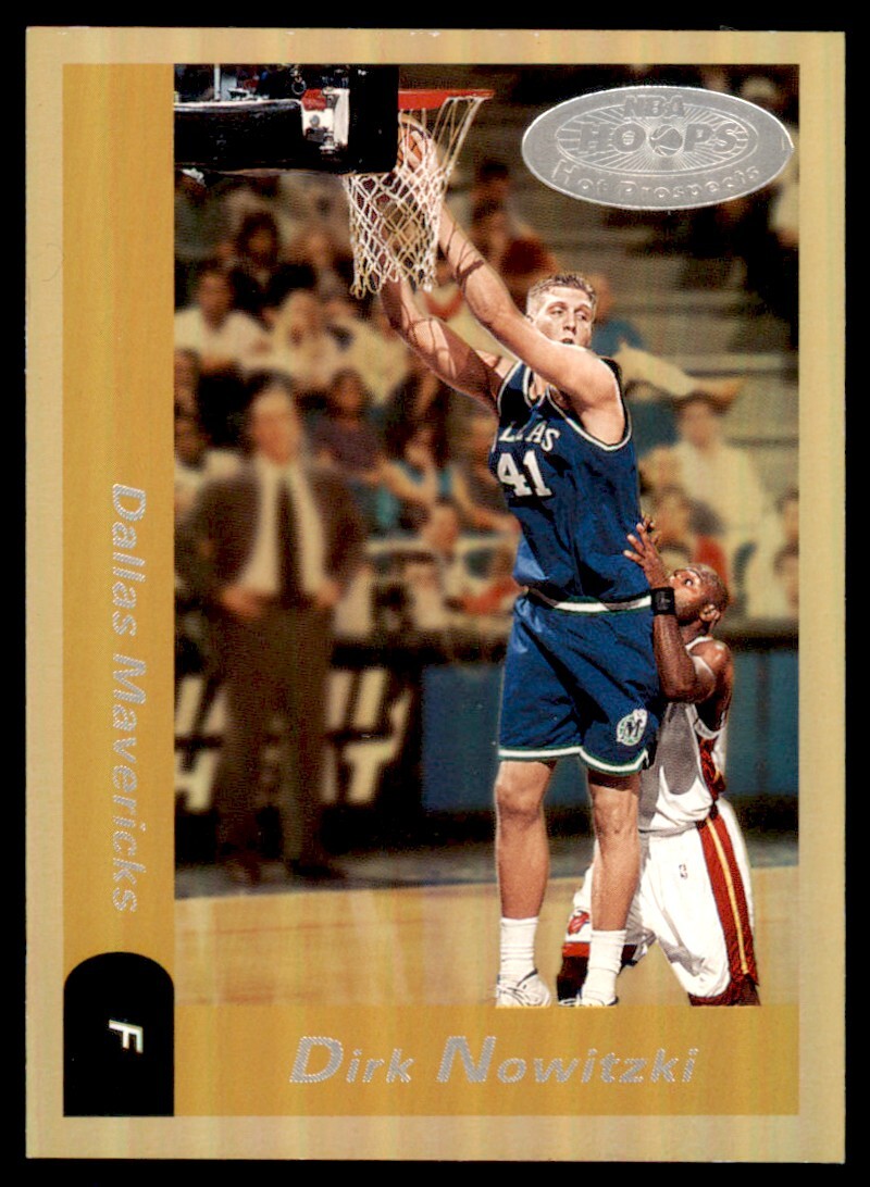 2000-01 Fleer NBA Hoops Hot Prospects Dirk Nowitzki Dallas Mavericks ...
