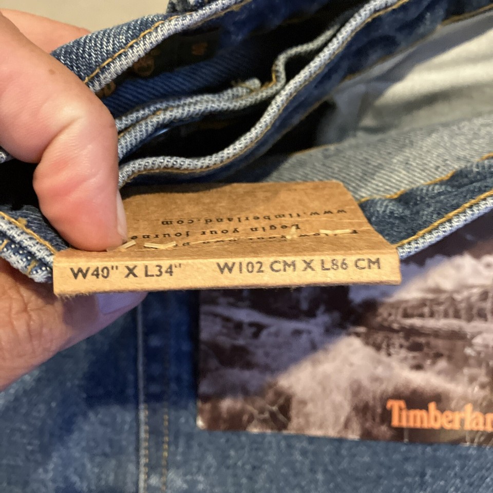 NWT - RARE - Timberland - Wide Leg - Loose Fit Denim Jeans - Men's 40 ...