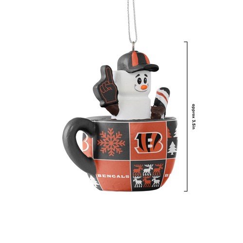 Cincinnati Bengals Christmas Tree Holiday Ornament - Smores Mug - Team ...