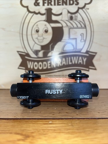 RUSTY ! THOMAS FRIENDS TRAIN WOODEN RAILWAY 2012 CGI FACE ! Fisher ...