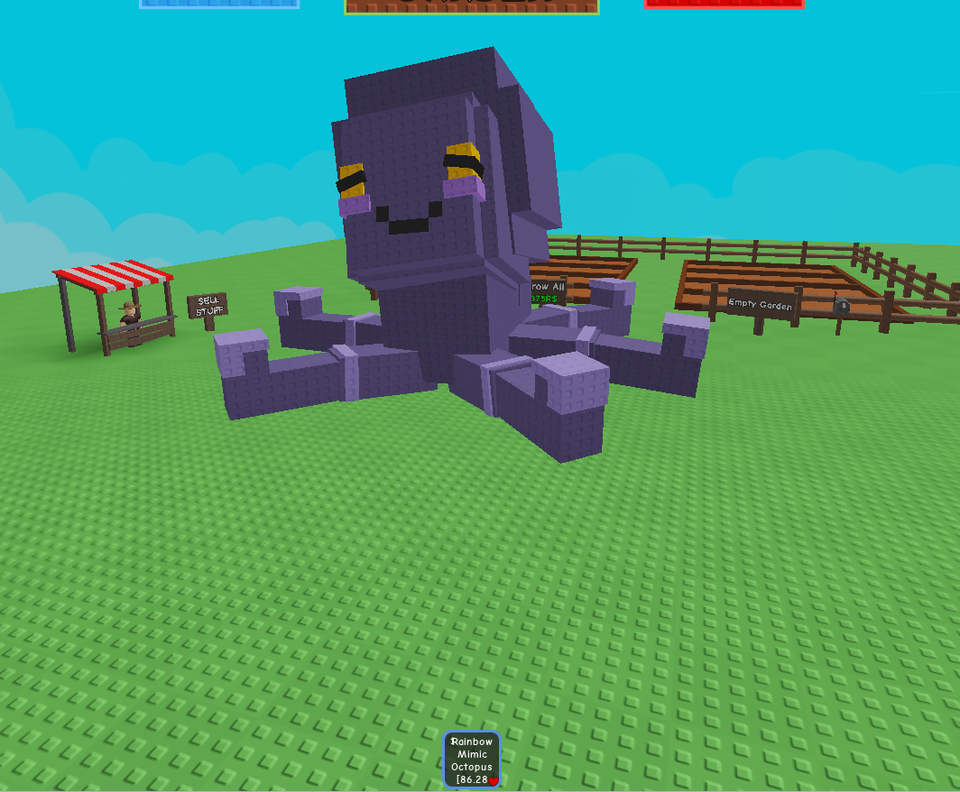 GROW A GARDEN | 85KG+ TITANIC RAINBOW MIMIC OCTOPUS | 15s Cooldown | eBay