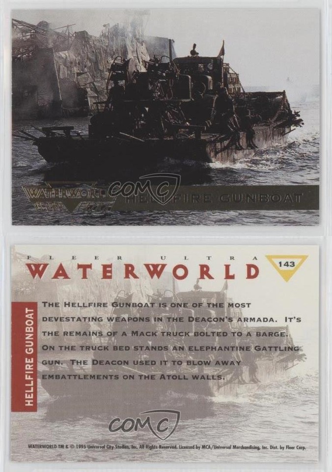 1995 Fleer Ultra Waterworld Hellfire Gunboat #143 0b6 | eBay