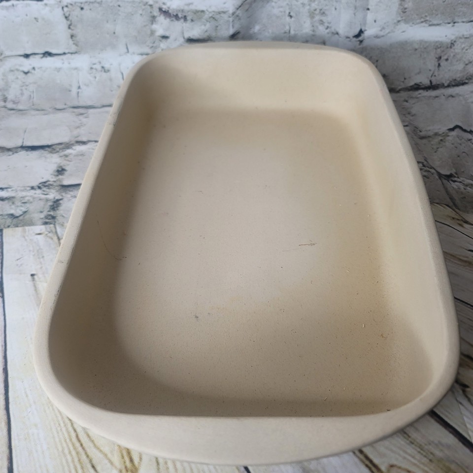 The Pampered Chef Family Heritage Stoneware Rectangular Baker Pan USA ...