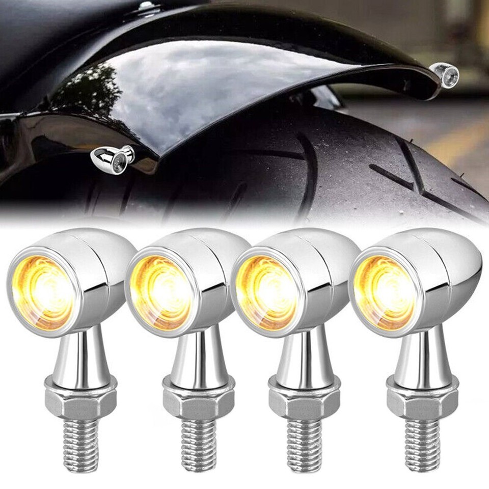 100% Brand New Turn Signal Light LED LED Light Aluminium+PC Lens Amber ...