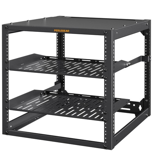 10U Open Frame Network Rack, Server Rack Wall Mounted or Floor Standing ...