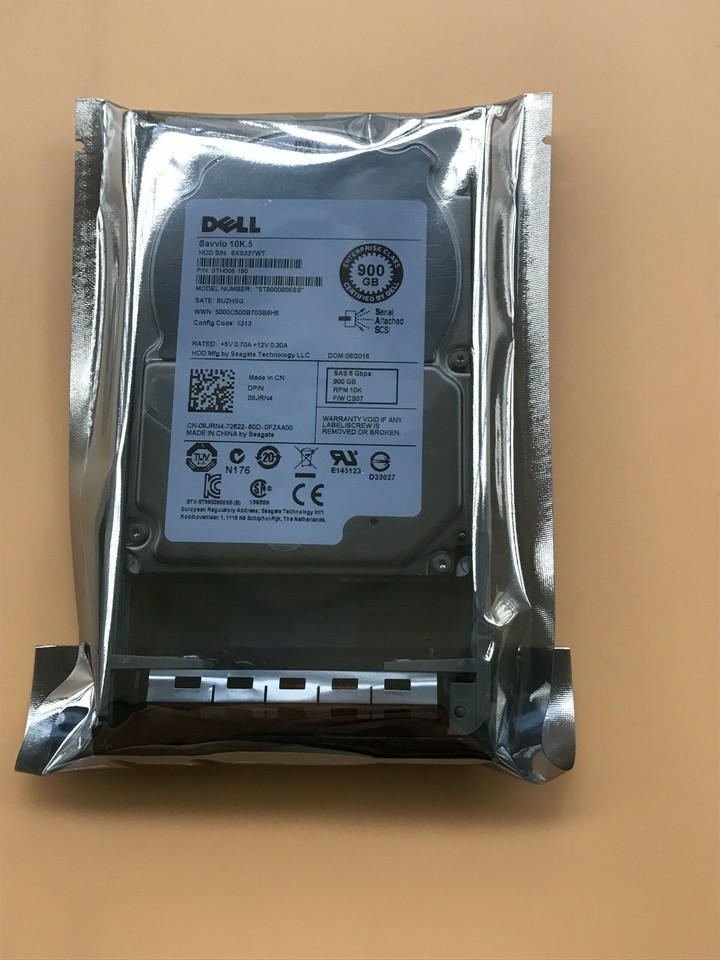 Dell 8JRN4 Savvio 10K.5 900GB 2.5" SAS 10K ST9900805SS Hard Drive ...