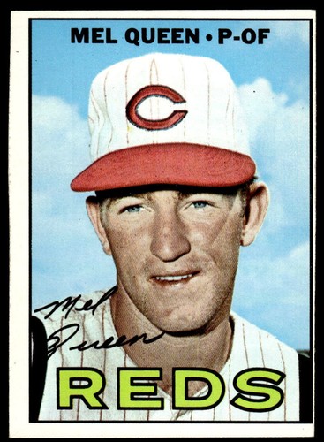 1967 Topps #374a Mel Queen ERR Cincinnati Reds | eBay