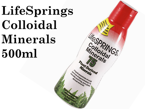 LIFESPRINGS COLLOIDAL Minerals 75 Plant Derived 500ml LIFE SPRINGS | eBay