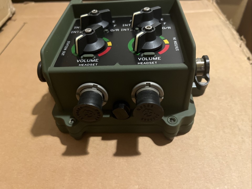 VIC-3 Lite Intercom Crew Boxes For Military Humvees HMMWV Army Radio ...