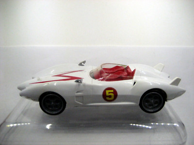 2008 Hot Wheels Speed Racer Jumping Mach 5 Race & Flip Action Friction ...