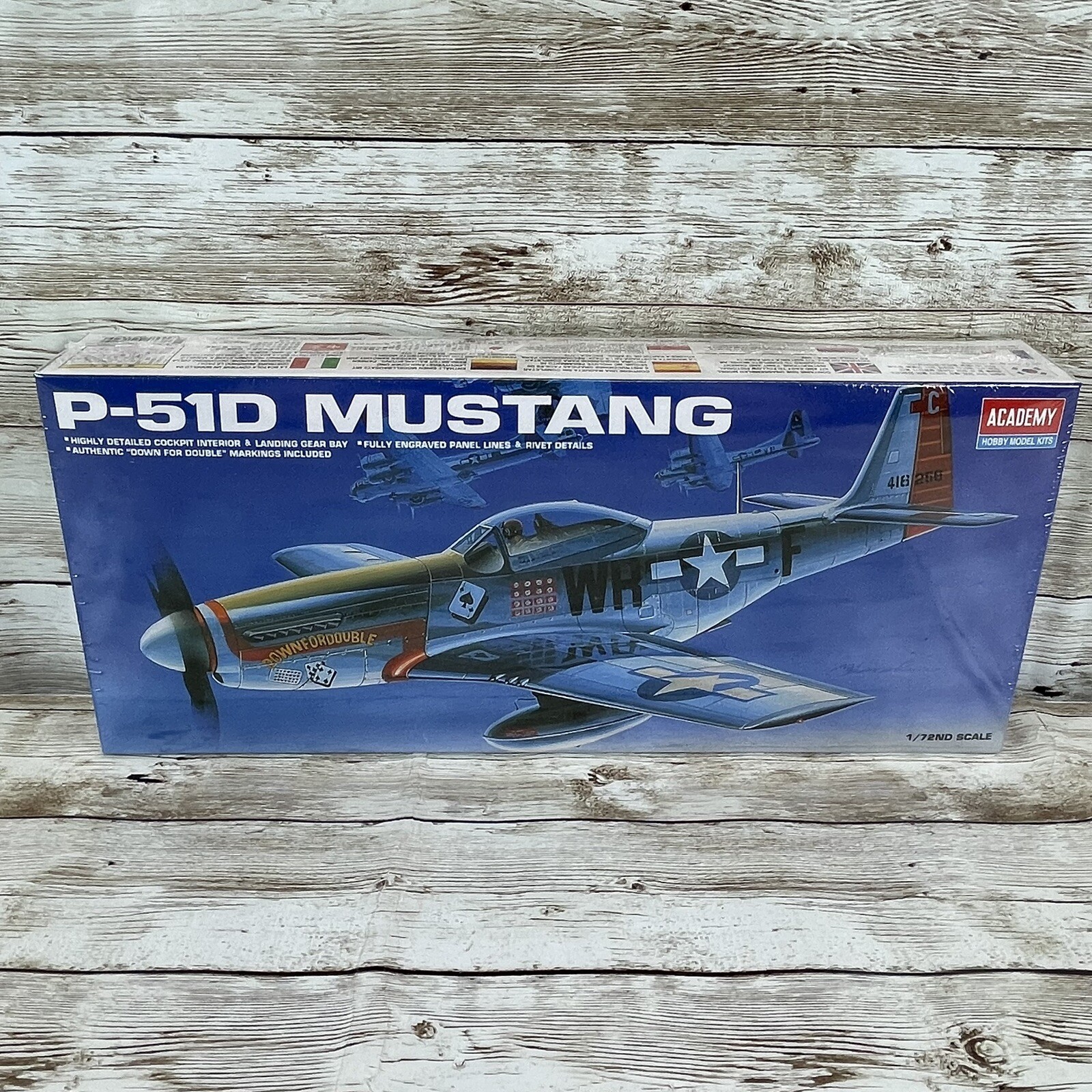 Lot of 7 Academy Plastic Airplane Models Factory Sealed 1:72 Scale Military