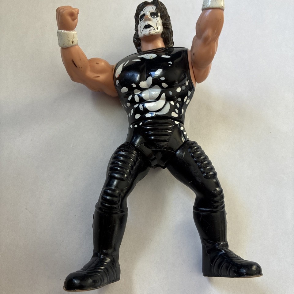 WCW Sting Toybiz Marvel 1999 Slam and Crunch Wrestling Action Figure ...