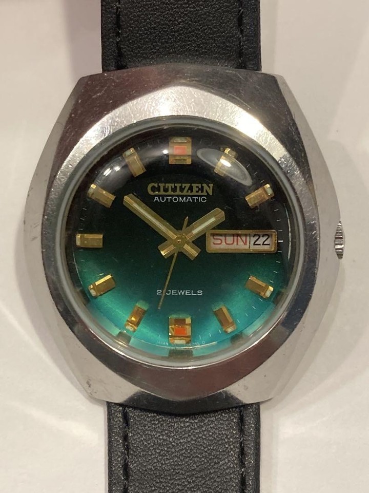 Citizen Vintage Automatic Men's Watch Green Dial 38mm Used CA323 | eBay