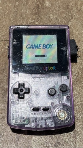 Gameboy Color Atomic Purple Fully Functional | eBay