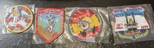 9 Iron on Patches So Mo Gold Rush Days Royal Rangers Knights for Christ ...