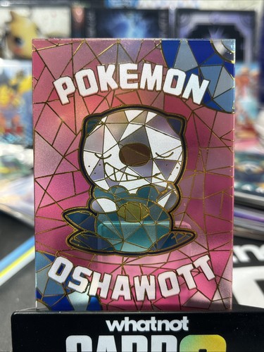 Pokémon Chinese Elf Eif Origin Collection Oshawott Stained Glass Card ...