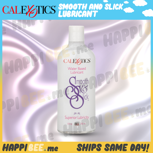 CalExotics Smooth & Slick Lubricant🍯Water Liquid Gel Lube Backdoor Anal ...