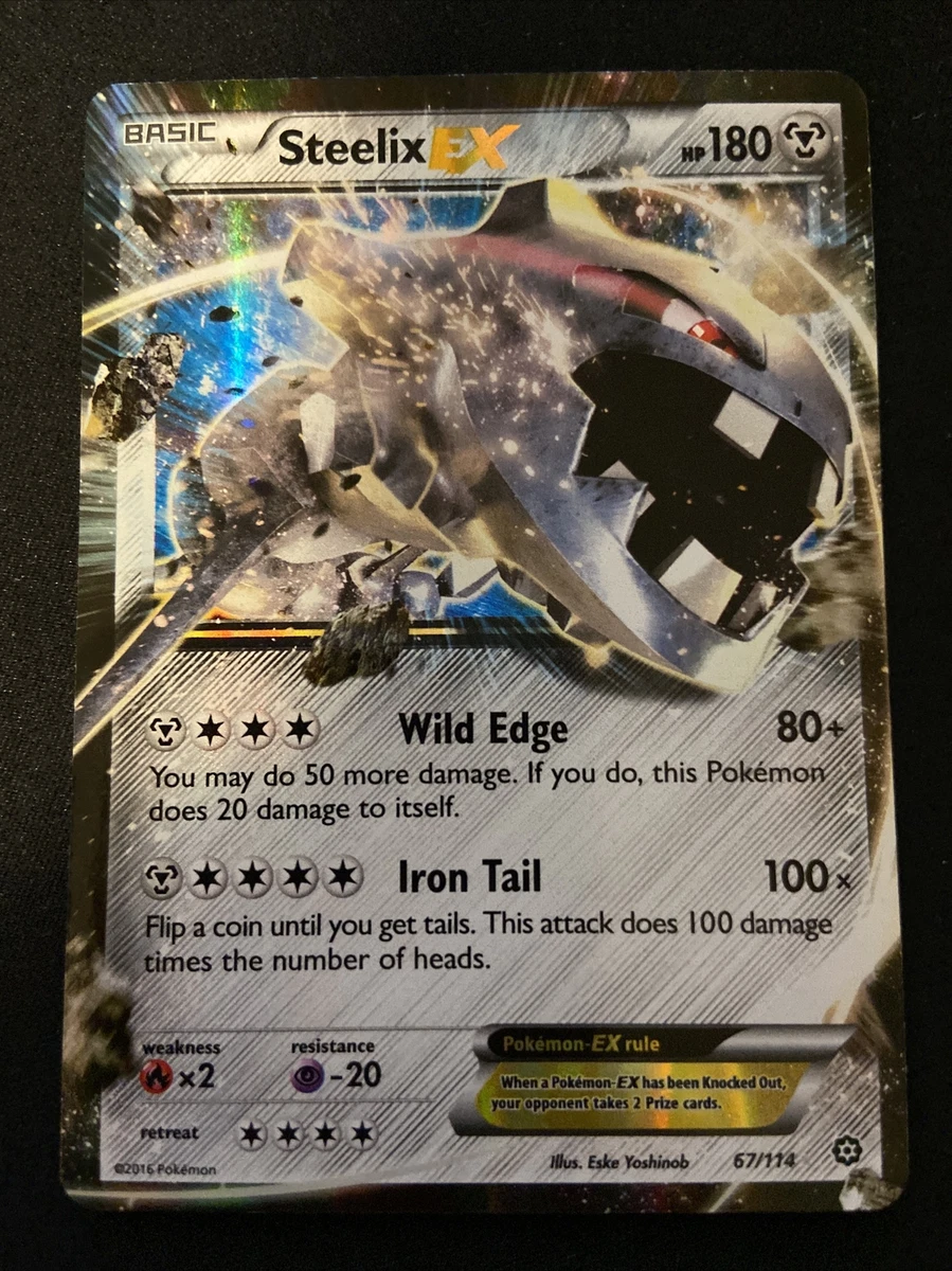 Mega Steelix Ex Pokemon Card