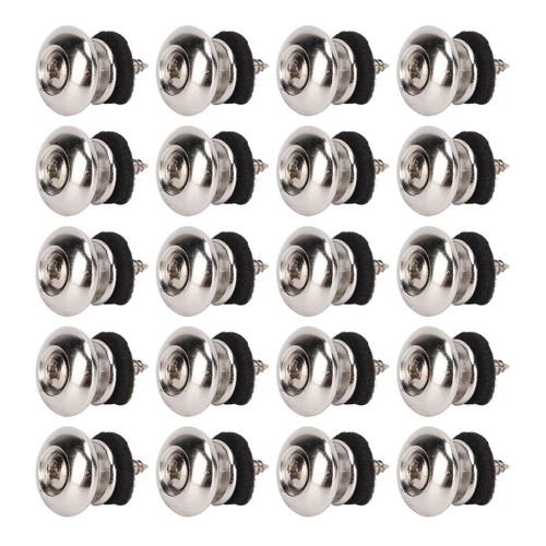 20Pcs Guitar Strap Button End Peg Metal Instrument Accessory Set Kit ...