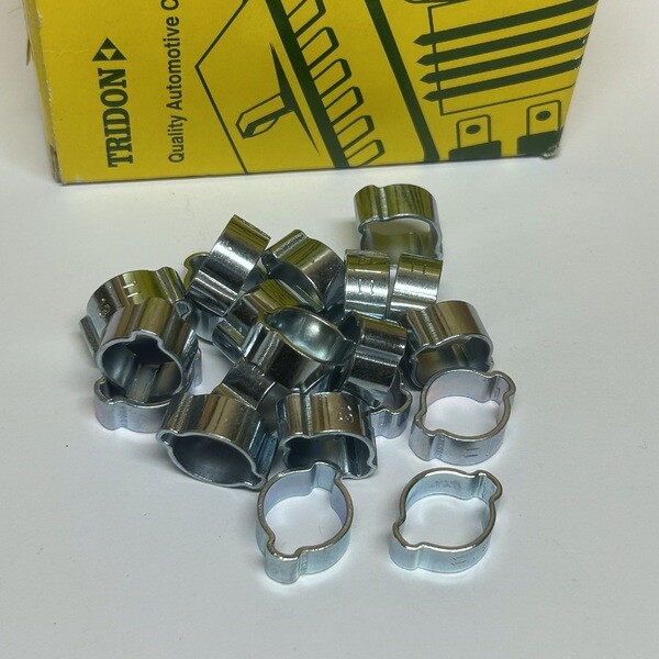 Tridon TEC1720 Double ear clamps x 100 17mmmm Zinc plated steel | eBay